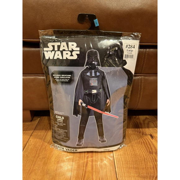 Disney | Costumes | Star Wars Dark Vader Child Large Halloween Costume ...
